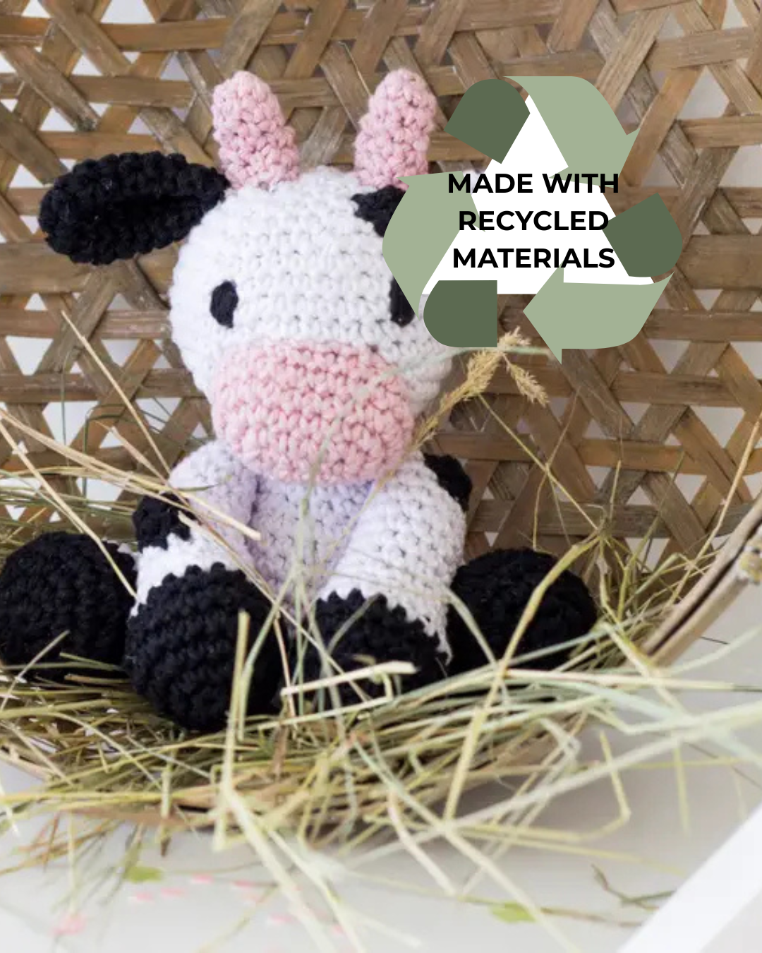Hoooked: Kirby the Cow - DIY Crochet Kit – Good Grief Yarn & Provisions