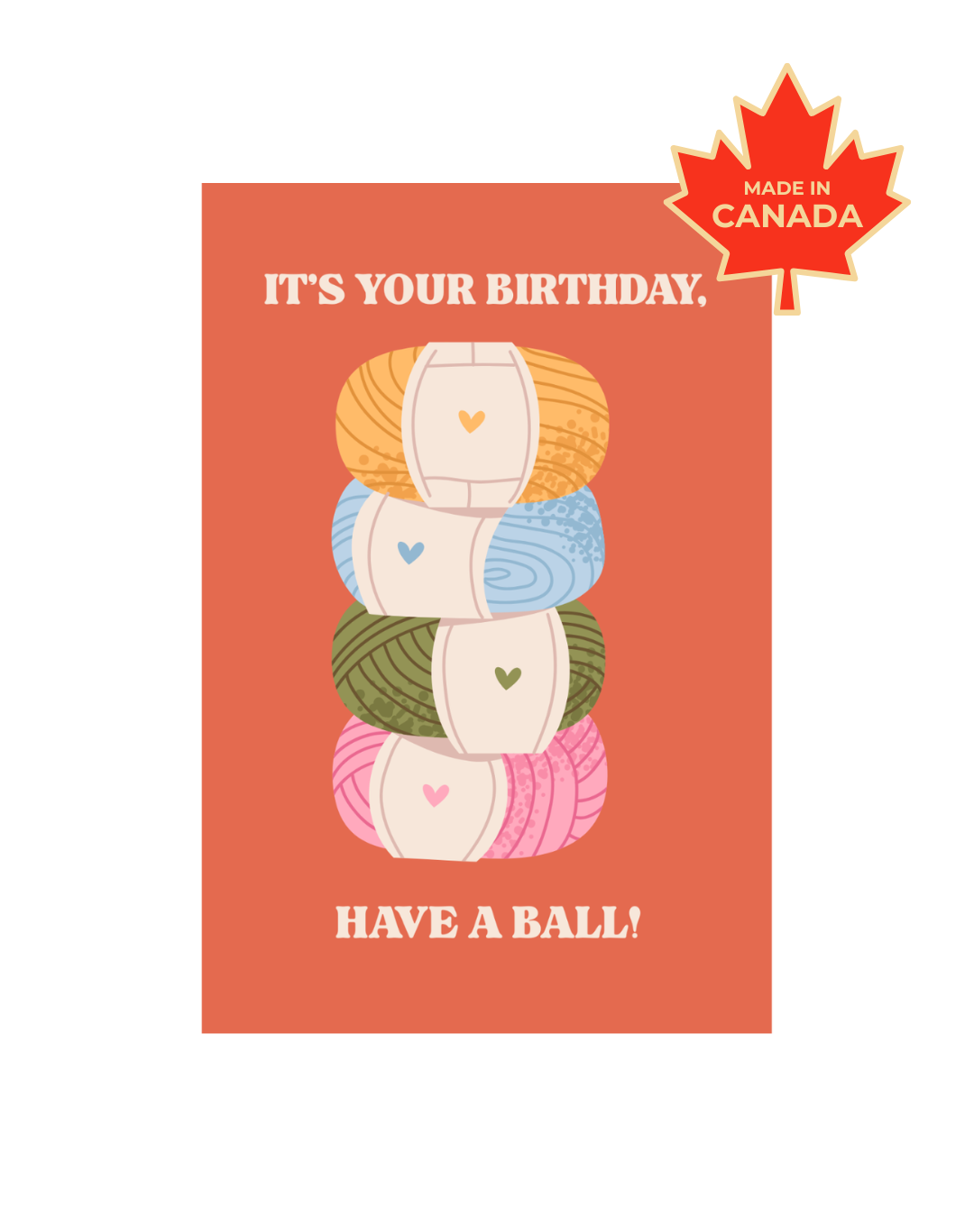 Have a Ball! | Birthday Card – Good Grief Yarn & Provisions